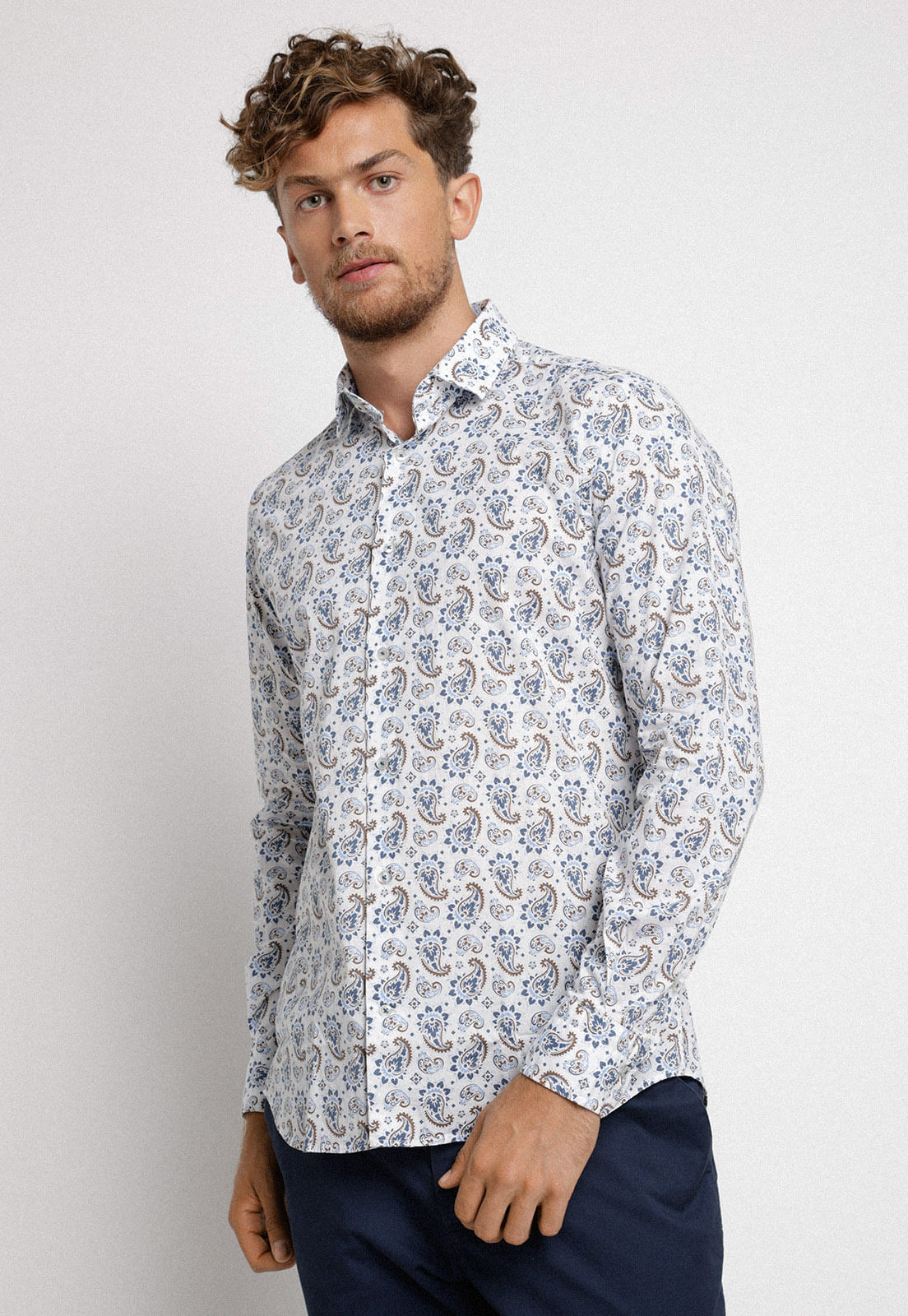 Camisa europe azul Trial - Trial